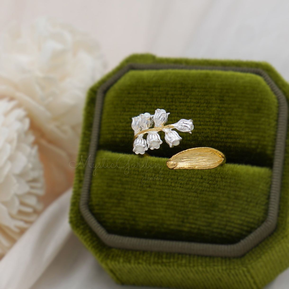 Lily of The Valley Ring | Flower Rings | Mystic Garden Jewel