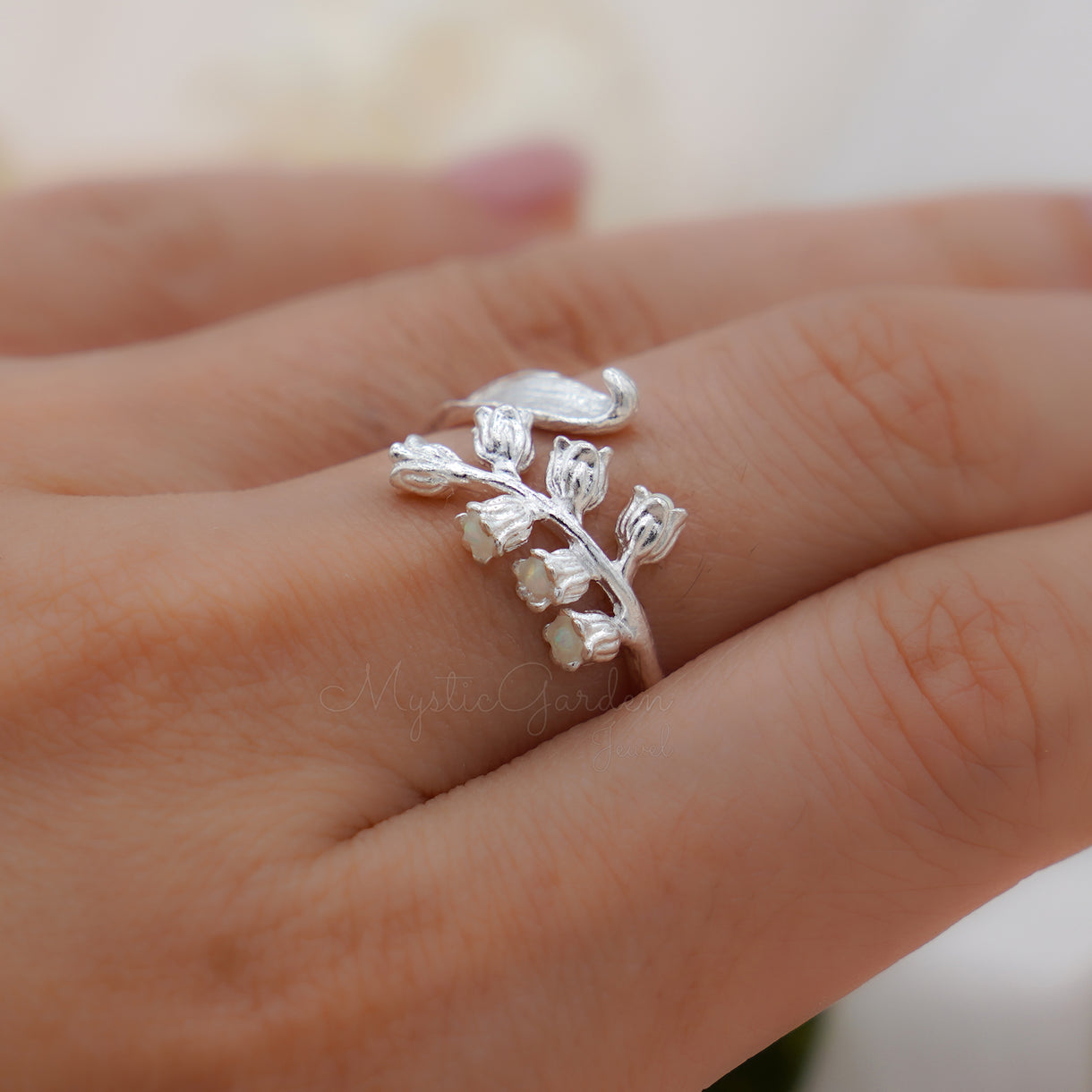 Lily of The Valley Ring | Flower Rings | Mystic Garden Jewel