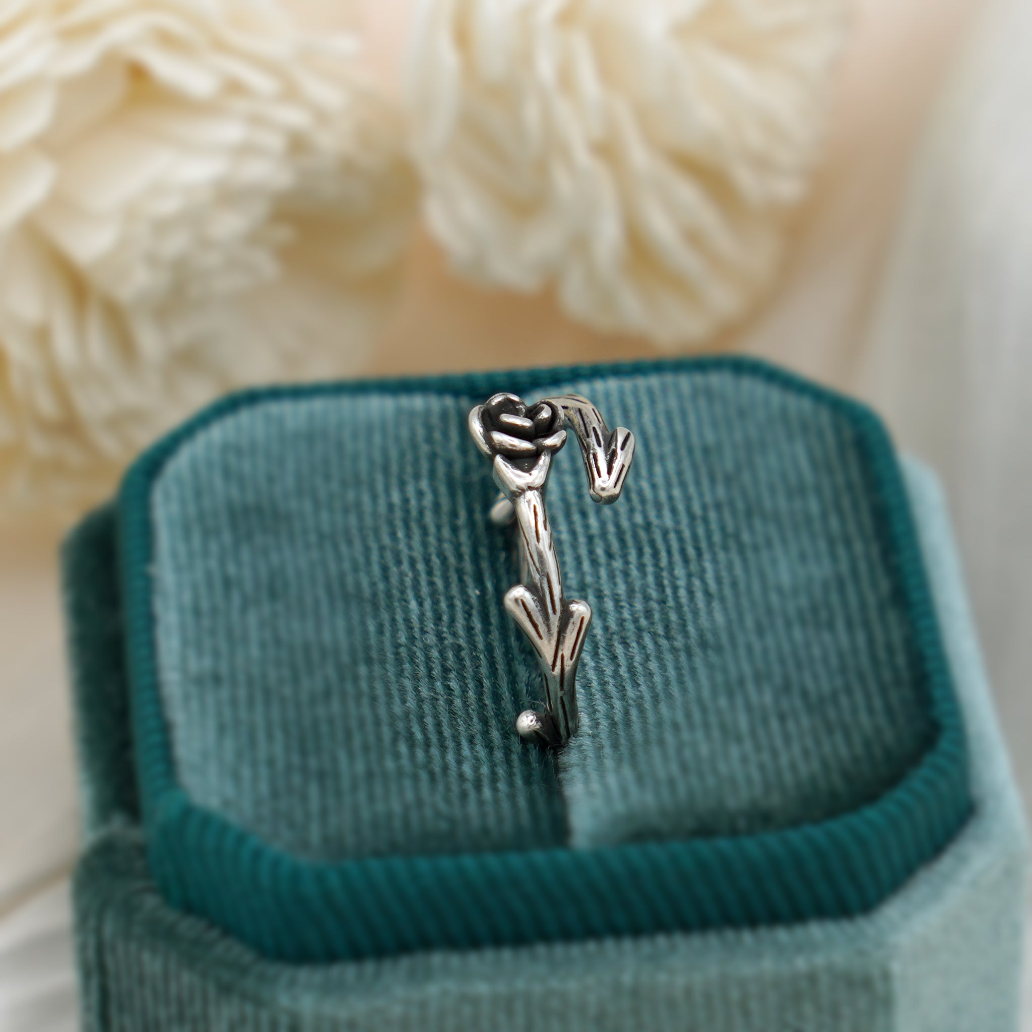 Thorned Rose Ring | Nature Inspired Rings | Mystic Garden Jewel