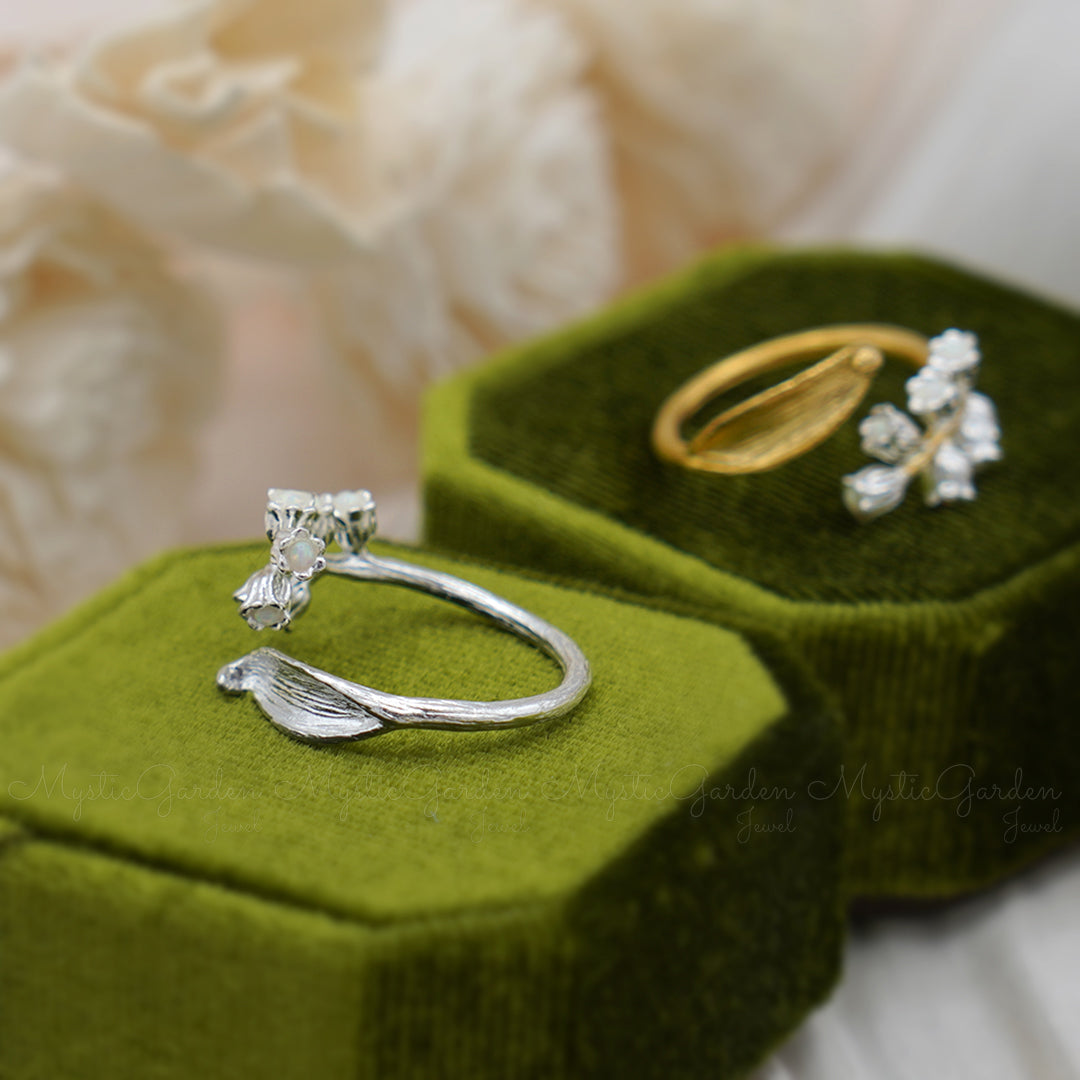 Lily of The Valley Ring | Flower Rings | Mystic Garden Jewel
