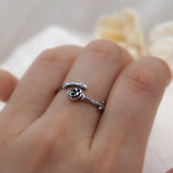 Thorned Rose Ring | Nature Inspired Rings | Mystic Garden Jewel