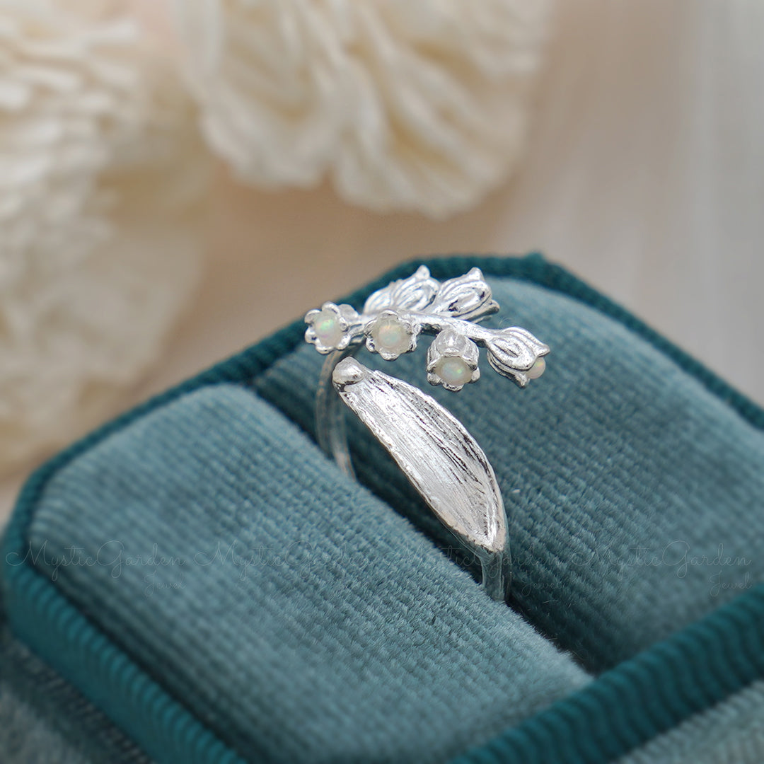 Lily of The Valley Ring | Flower Rings | Mystic Garden Jewel