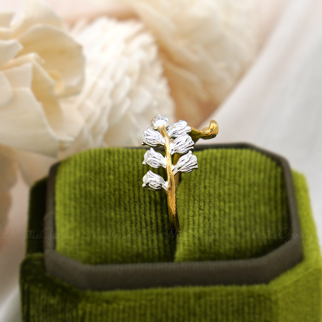 Lily of The Valley Ring | Flower Rings | Mystic Garden Jewel